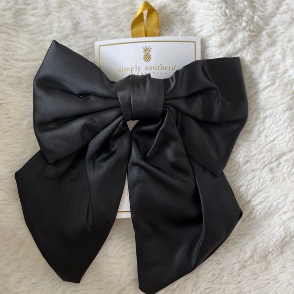 Simply Southern | Accessories | New Simply Southern Black Satin Hair ...